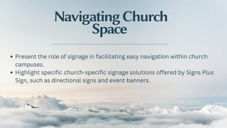 SIGNAGE FOR CHURCHES | PDF