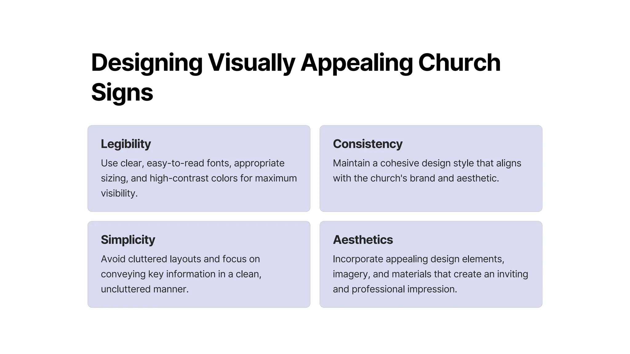 Signage For Churches by Signs Plus Signs | PDF