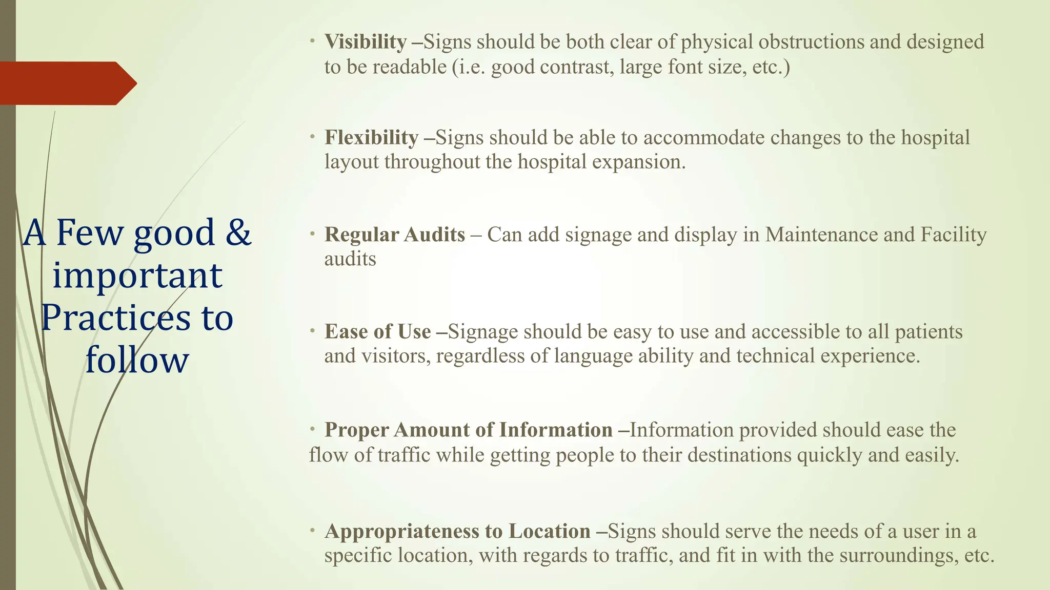 SIGNAGE for Hospital and Healthcare service | PPT