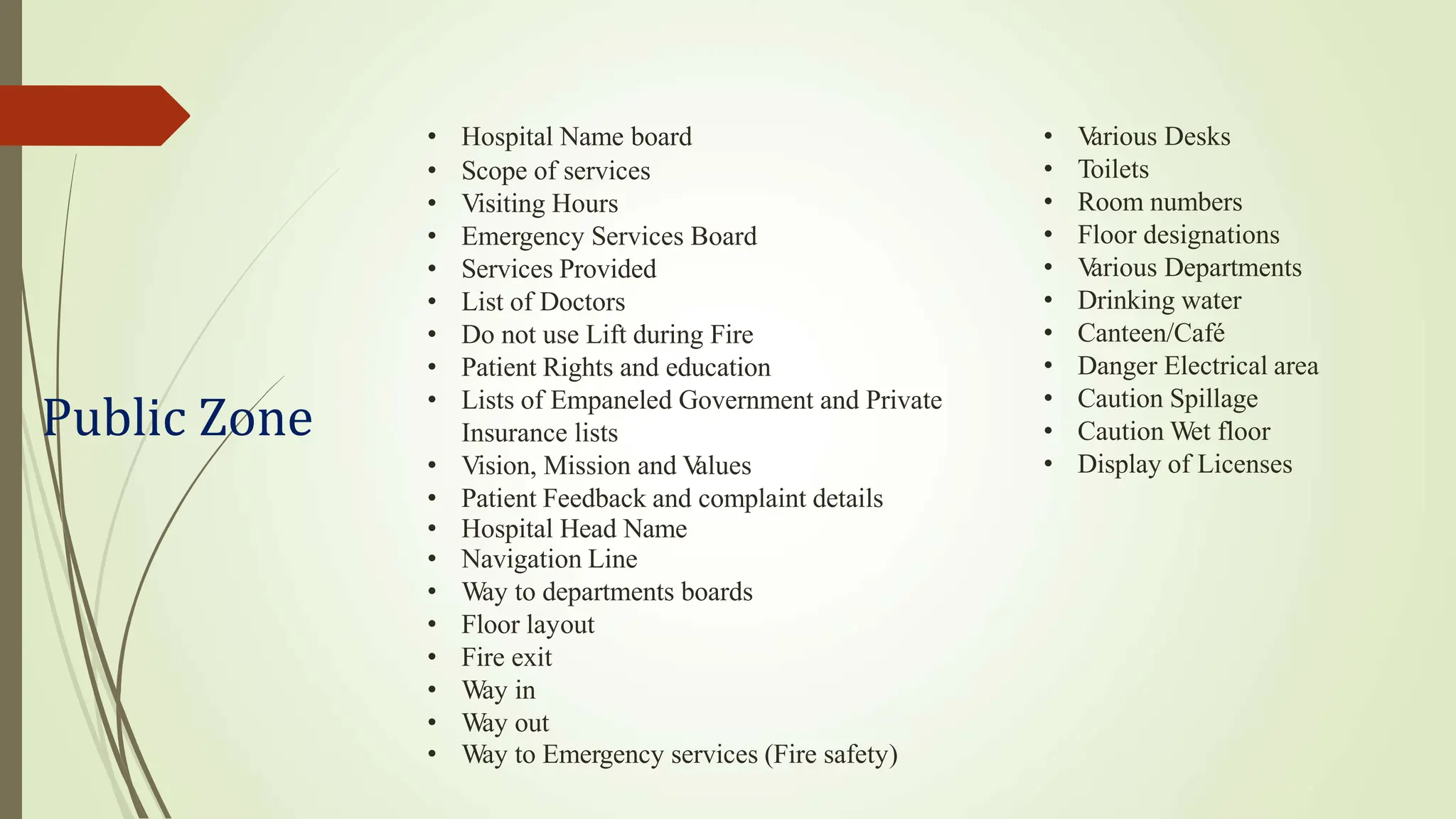 SIGNAGE for Hospital and Healthcare service | PPT