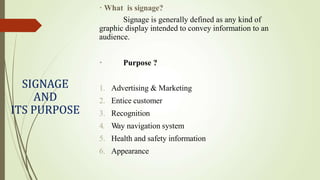 SIGNAGE for Hospital and Healthcare service | PPT