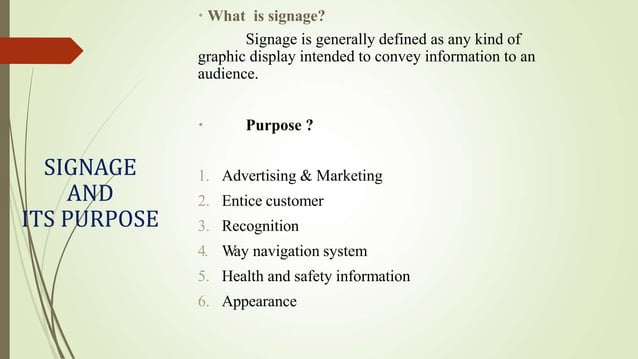 SIGNAGE for Hospital and Healthcare service | PPT