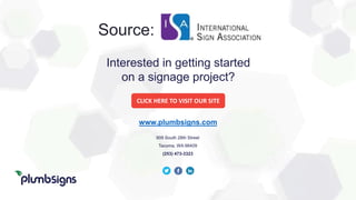 Signage glossary | PPTX | Business and Finance