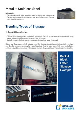 Signage Design Guide | PDF | Business Administration | Business