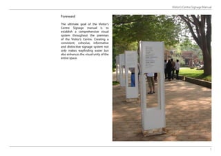 Signage Manual For the Visitor's Center, Auroville | PDF