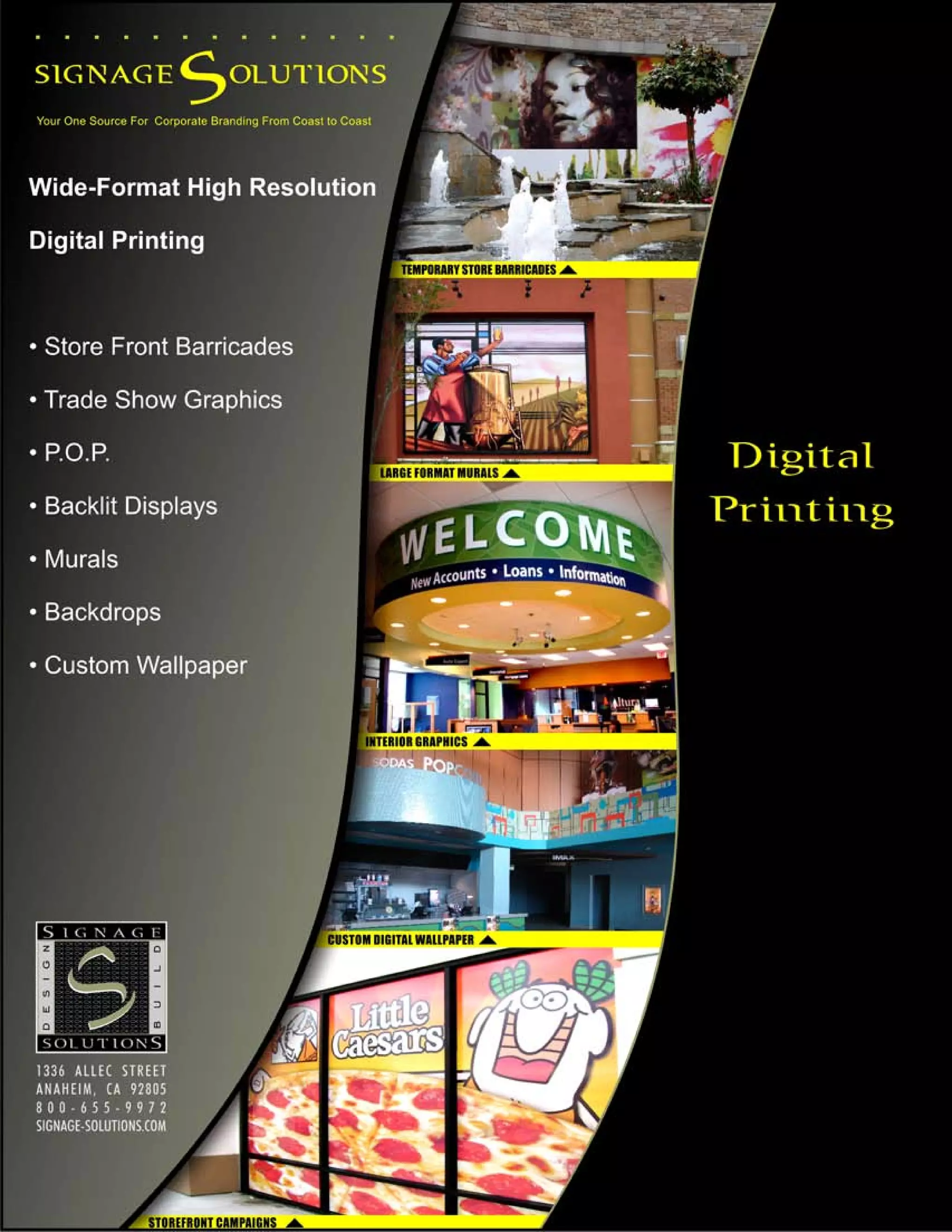 Signage Solutions E Brochure | PDF
