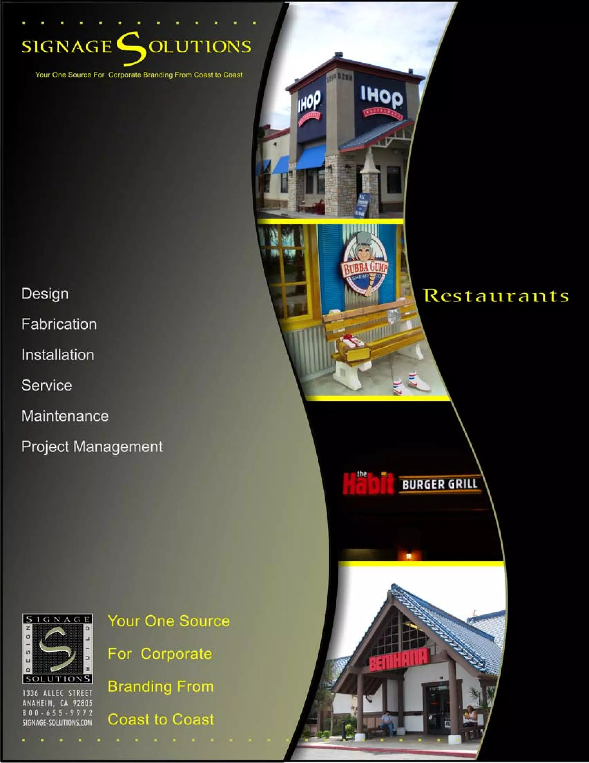 Signage Solutions E Brochure | PDF