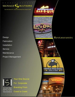 Signage Solutions E Brochure | PDF