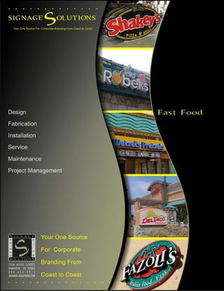 Signage Solutions E Brochure | PDF