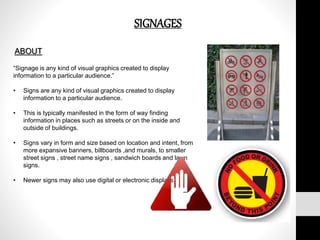 Signages report | PPTX