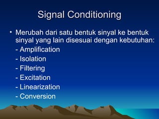 Signal Conditioning | PPT