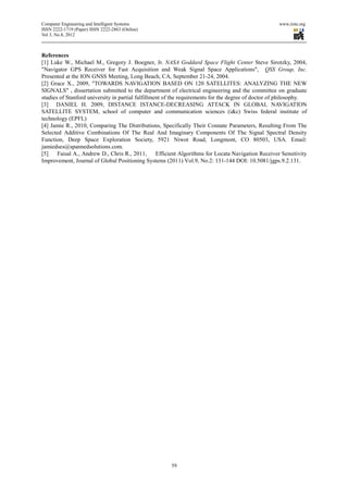 Signal to-noise-ratio of signal acquisition in global navigation ...
