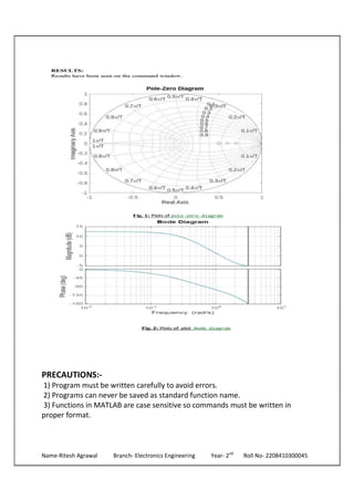 Signal _system_ experiment _lab_1.0. pdf | PDF