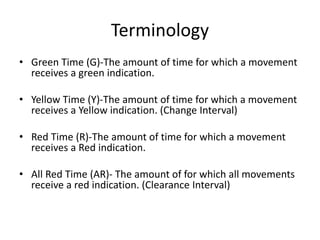 Traffic Signal Concept for the use in open road | PPT