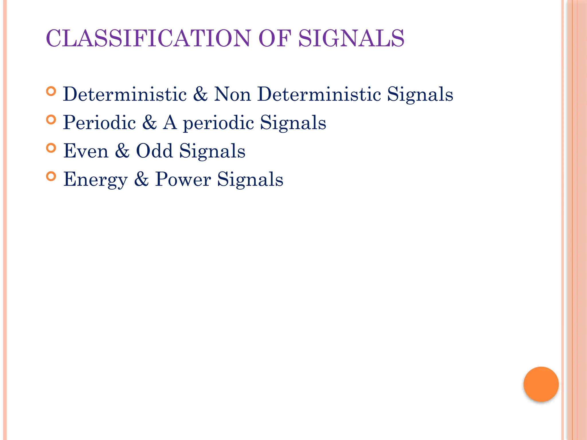 Signal and system-1.pptx for B.tech student | PPTX | Physics | Science