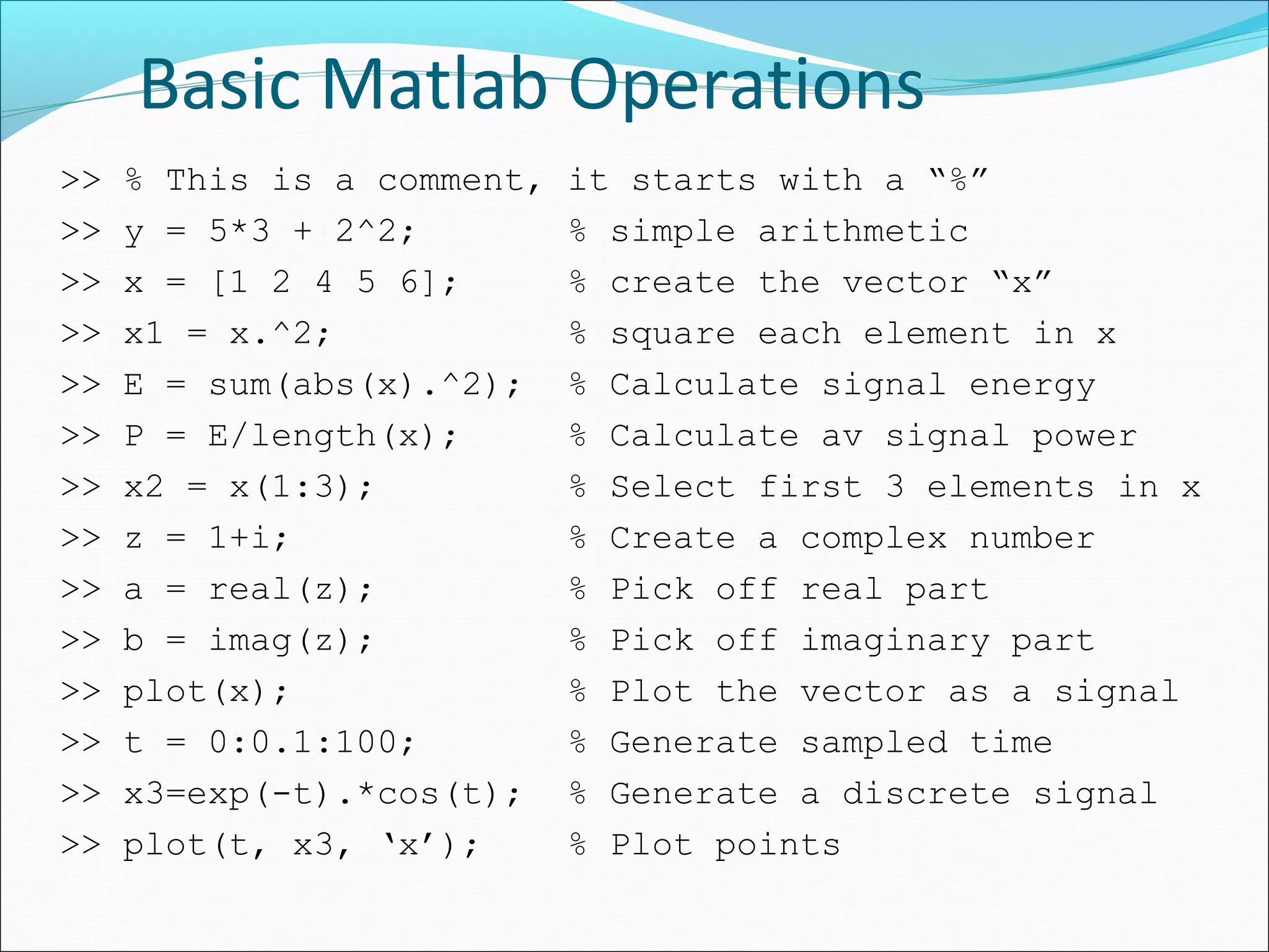 Signal classification of signal | PPT