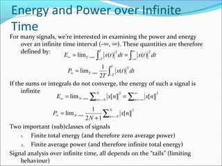Signal classification of signal | PPT