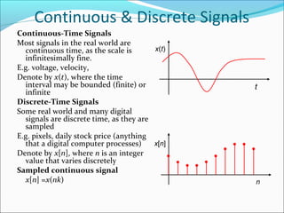 Signal classification of signal | PPT