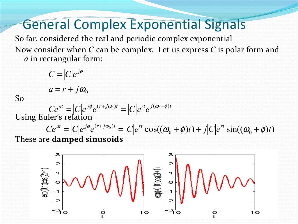 Signal classification of signal