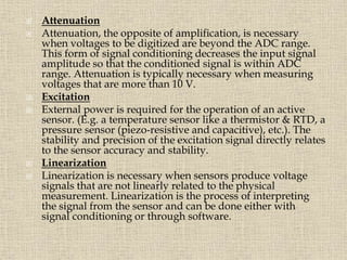 Signal conditioning | PPTX