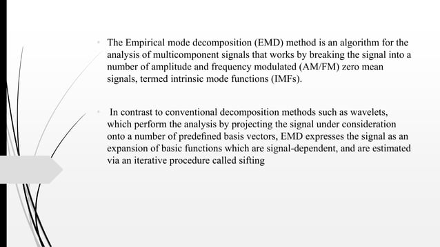 Signal denoising techniques | PPT