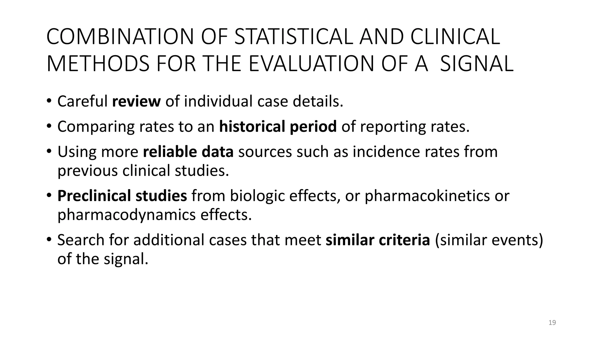 Signal detection and management | PPTX