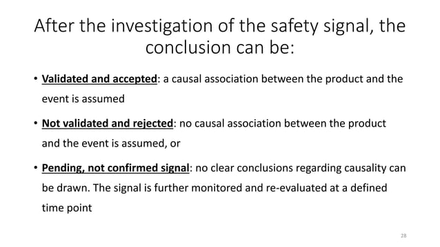 Signal detection and management | PPTX | Pharmaceutical Industry | Industries