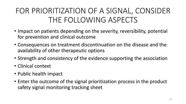 Signal detection and management | PPTX | Pharmaceutical Industry | Industries