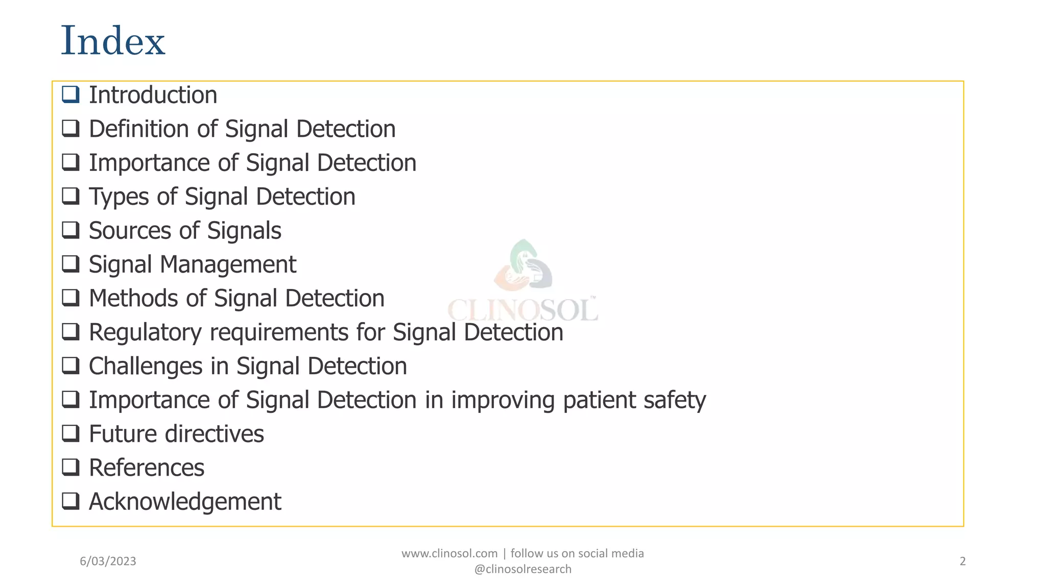 Signal Detection in Pharmacovigilance | PPTX