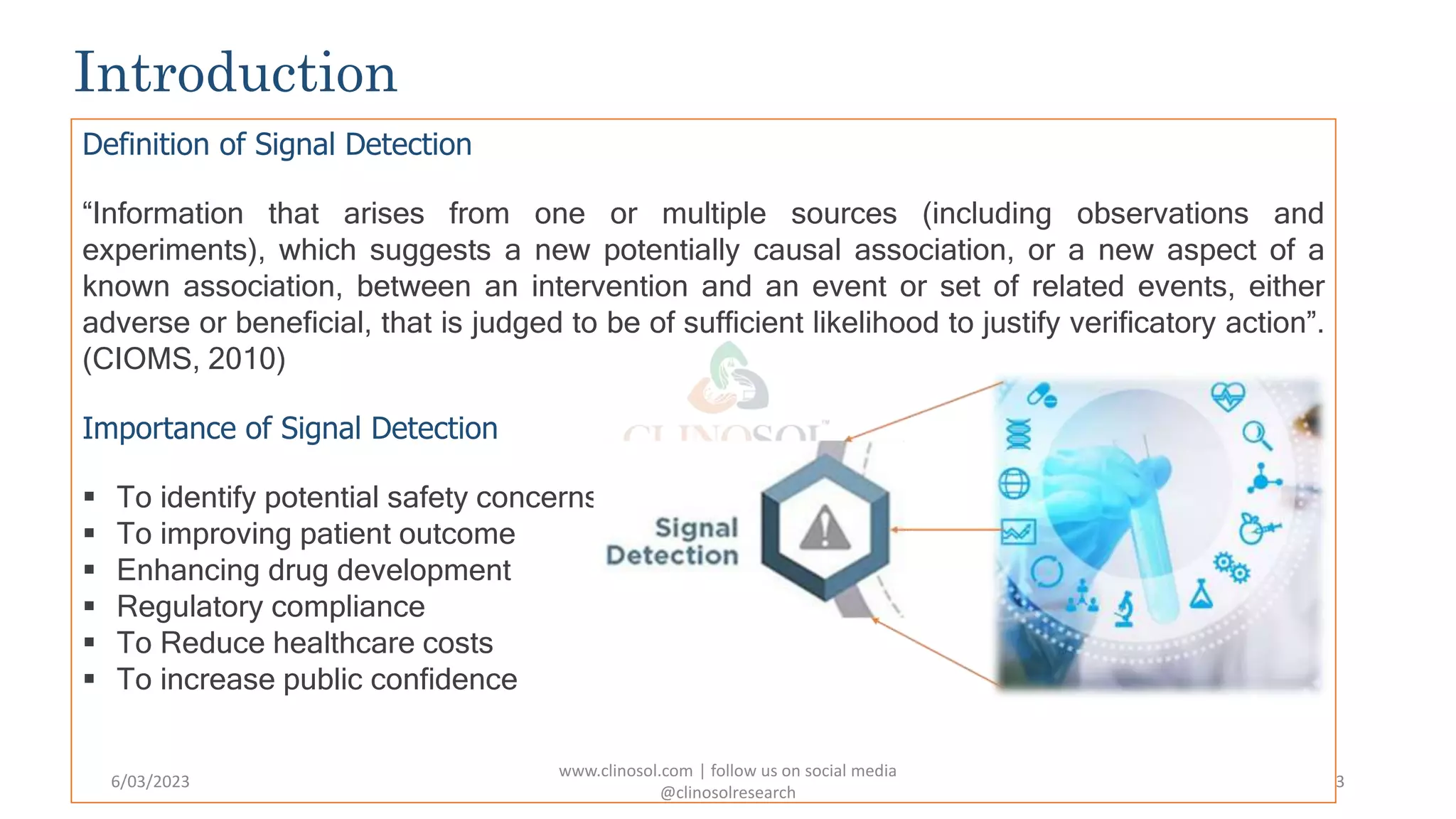 Signal Detection in Pharmacovigilance | PPTX