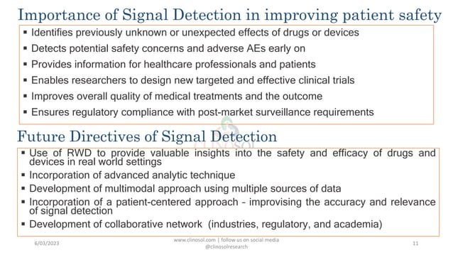Signal Detection in Pharmacovigilance | PPTX | Pharmaceutical Industry ...