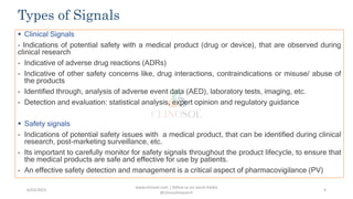 Signal Detection in Pharmacovigilance | PPTX