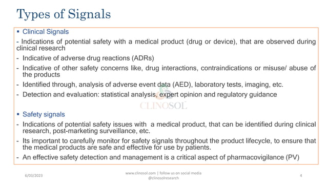 Signal Detection in Pharmacovigilance | PPTX | Pharmaceutical Industry ...