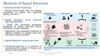 Signal Detection in Pharmacovigilance | PPTX