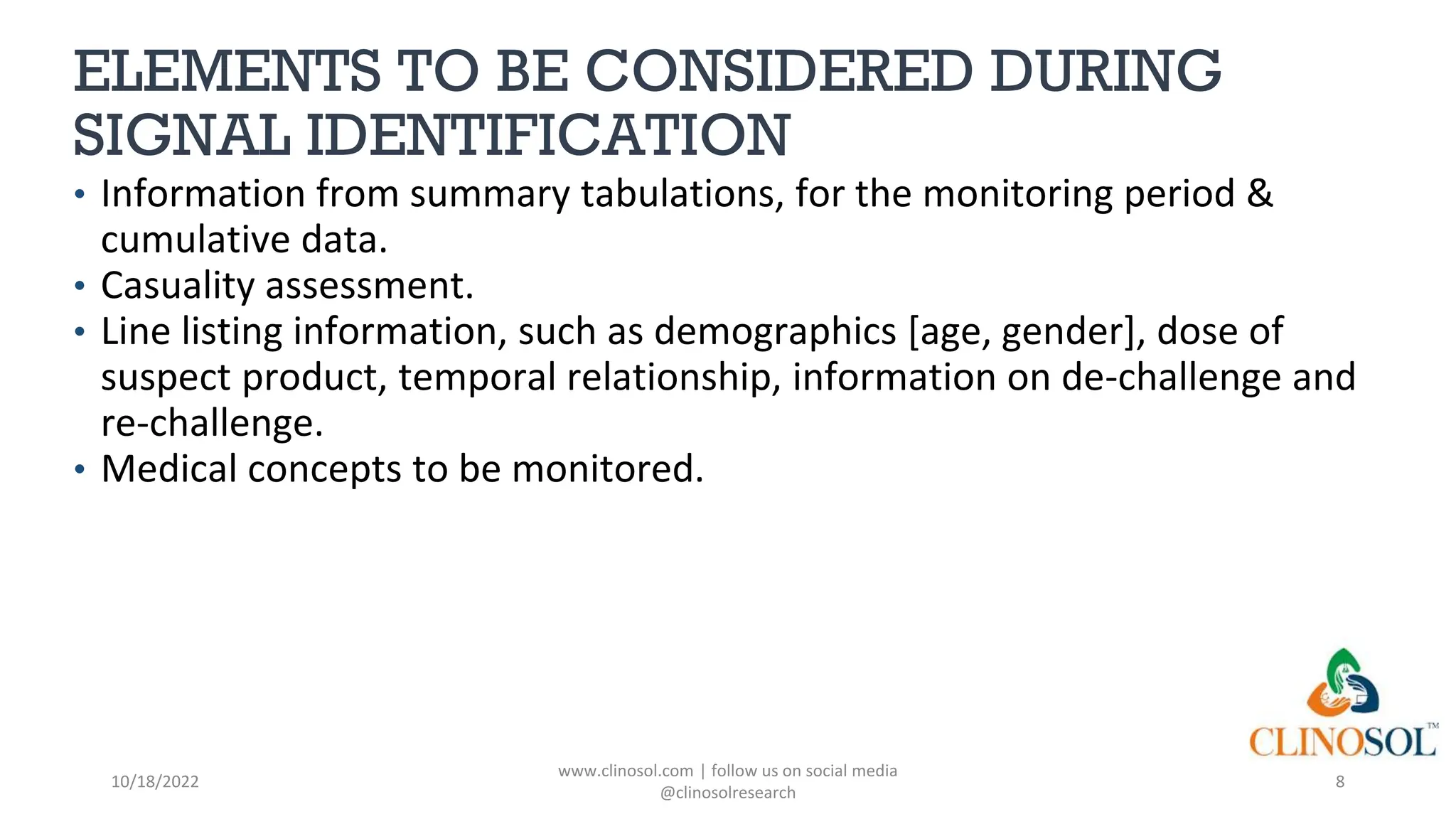 Signal detection and their assessment in clinical trials | PPTX