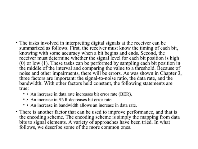 Signal encoding techniques | PPT | Digital Audio | Computer Software ...