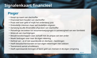 De signalenkaarten van ouderenmishandeling | PPT