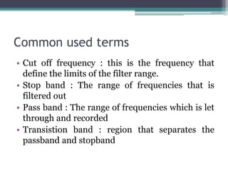 Signal Filtering | PPTX