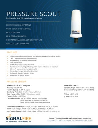 Signal Fire Wireless Telemetry Catalog | PDF