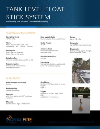 Signal Fire Wireless Telemetry Catalog | PDF