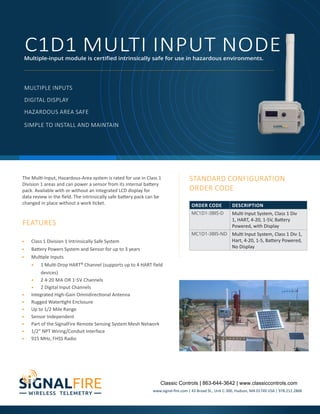 Signal Fire Wireless Telemetry Catalog | PDF