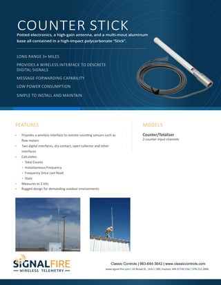 Signal Fire Wireless Telemetry Catalog | PDF