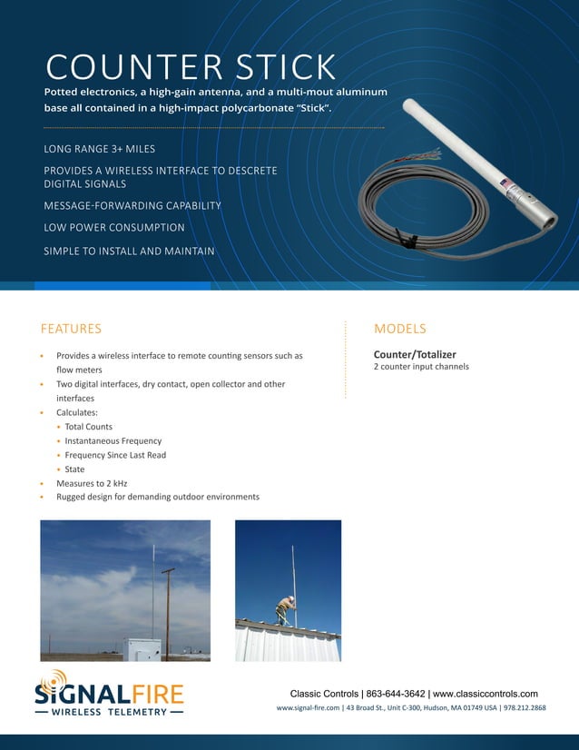 Signal Fire Wireless Telemetry Catalog | PDF
