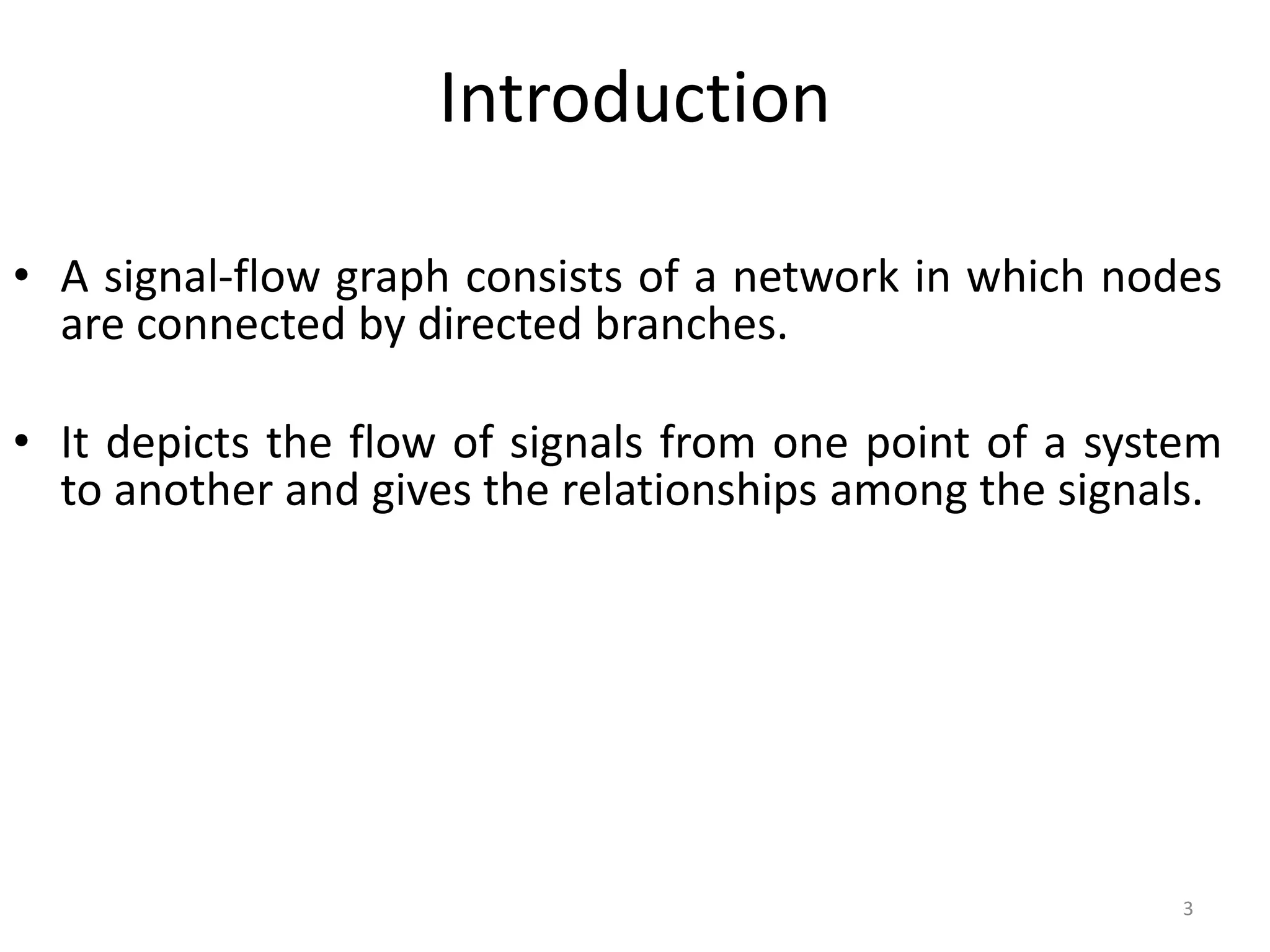 Signal flow graph | PPTX