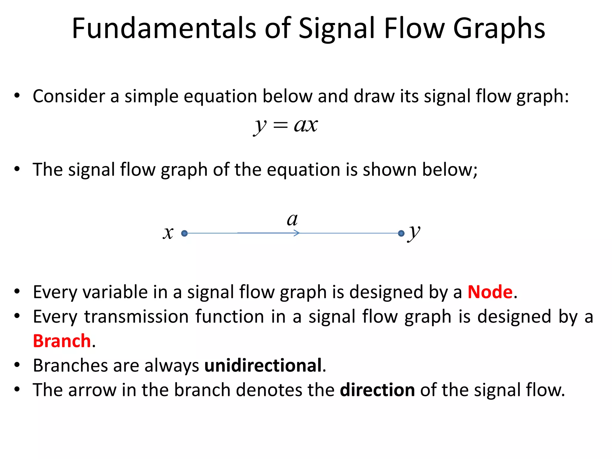 Signal flow graph | PPTX