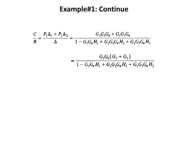 Signal Flow Graph Ppt 
