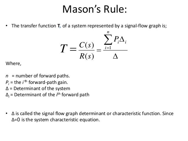 Signal flow graph