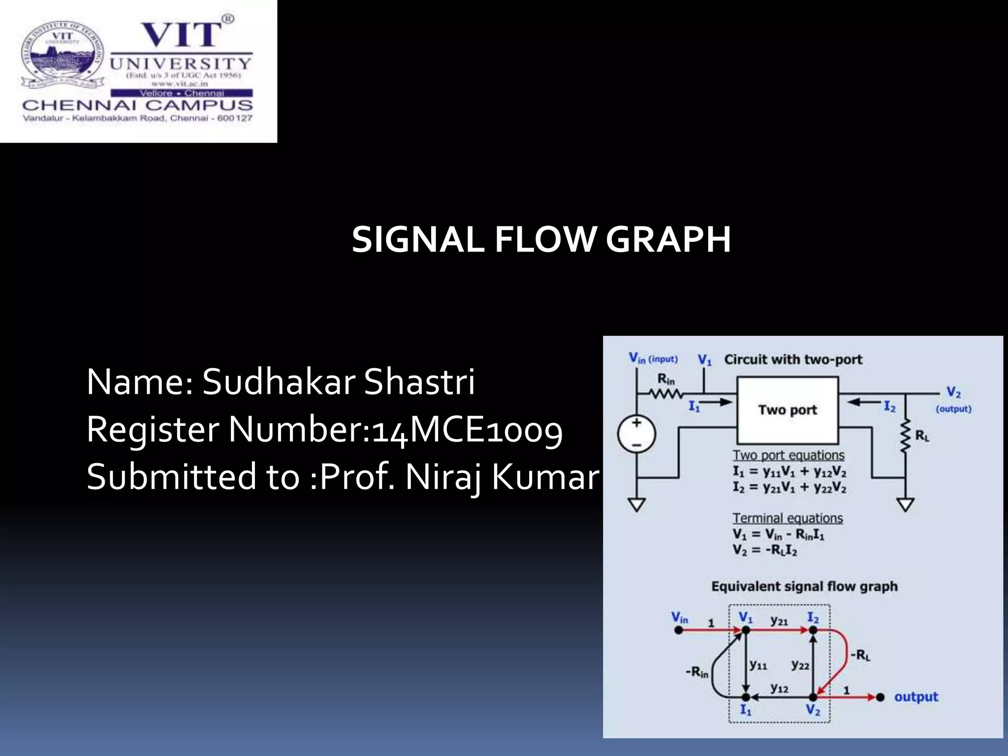 Signal flow graph | PPTX