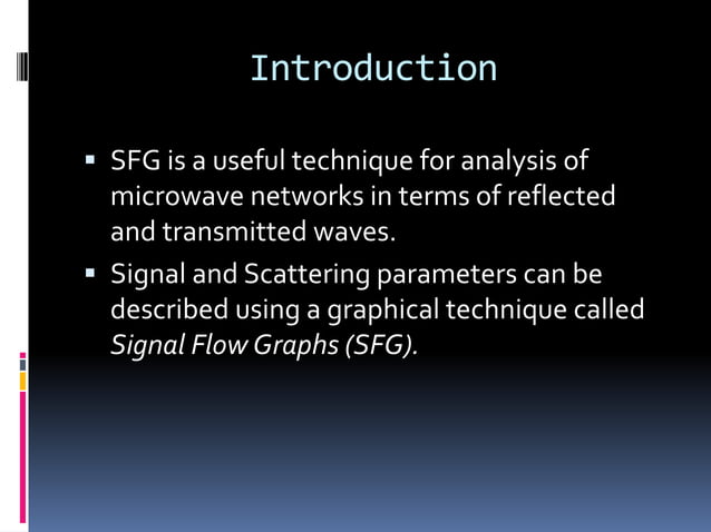 Signal flow graph | PPTX