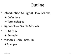 Signal flow graph | PPTX